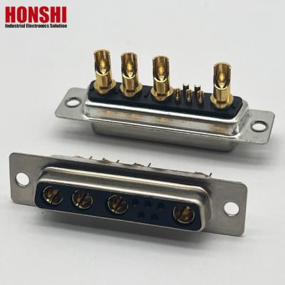 China D-SUB 9W4 Vrouwelijke gouden pin soldeerdraad type connectoren 10A 20A 30A 40A Te koop