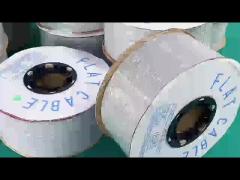 4 Pin - 64 Pin Customized Flat Cable Grey Pitch 1.27mm Ribbon Cable 76.5 M/Roll