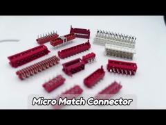 Flat Cable IDC Connector 4 6 8 10 20 24 Pin Micro Match Connector