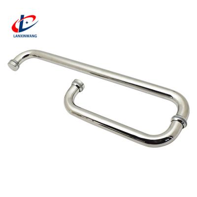 China Custom Metal Bathroom Accessories Shower Enclosure Handles for Glass Door Systems for sale
