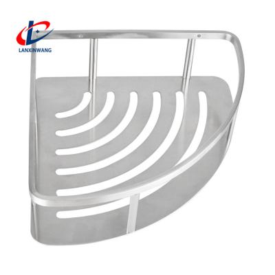 China Bathroom Metal Wall Mounted Shelves For Storing Shampoo Bath Products for sale