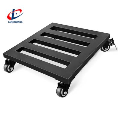 China Custom Metal Plant Pot Cart Frames for Transporting Heavy Plant Pots for sale