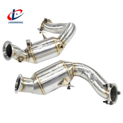 China Stainless Steel Automotive Exhaust Pipes Custom Thermal Deformation Control for sale