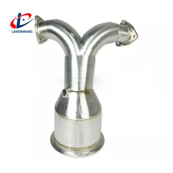 Quality Custom High Flow Catalytic Converter Exhaust Pipe for Turbocharged SUV for sale