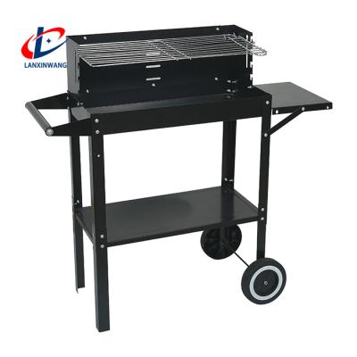 China Wheeled Custom Barbecue Grill for Backyard Barbecues / Mobile Cooking for sale