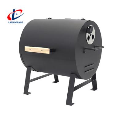 China Cylindrical Custom Barbecue Charcoal Grill for Small Batch Cooking for sale