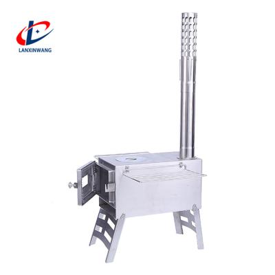 China Heating / Cooking Tent Stoves Custom Metal Fabrication During Winter Camping for sale