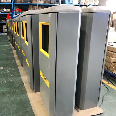 China Custom Metal Fabrication ETC Payment Cabinets for Smart Parking Lot Payment Systems for sale