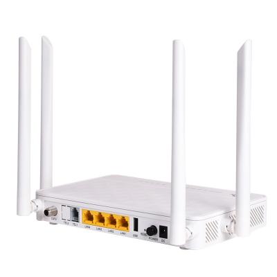 中国 4GE VOIP 2.4G 5G WIFI CATV ONU GPON CATV FTTH XPON ONU 販売のため