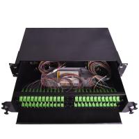 China 72 Core Ports Rack Mount ODF Fiber Optic Patch Panel for sale