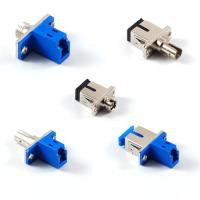 China Flange Adapter Simplex Duplex SC APC UPC fibre optic cable adapter for sale