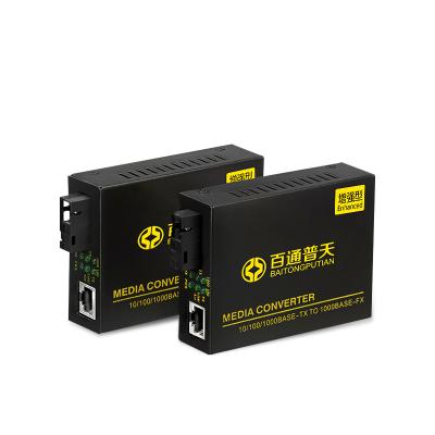 Cina fibra ottica di singolo modo di 10/100/1000m al convertitore RJ45 in vendita
