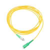 China LC UPC Duplex Single Mode Fiber Cable Uniboot Patch Cord for sale