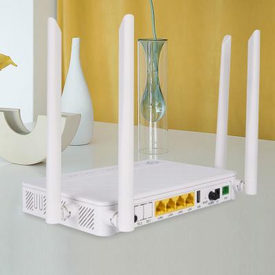 中国 4GE FTTH GEPON XPONデュアル バンドのWifi ONUのルーター サポートIPv4 IPv6 販売のため