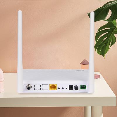 中国 Ftthの解決Gpon Ont Onu 1GE 1FE 1TEL 2.4G WIFI CATV 販売のため