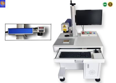 China Máquina AC220V da marcação do laser da fibra 50W refrigerar de ar do CNC para a garrafa plástica à venda