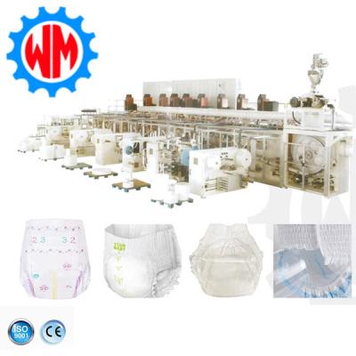 China Productielijn voor baby luiers met een hoog rendement en een intelligent verpakkingssysteem for sale