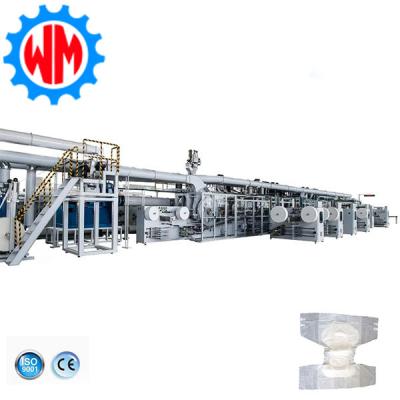 China Exportação Global Máquina de Fabricação de Fraldas para Adultos de Servo Completo Sistema Automático com Bom Pós-Venda à venda
