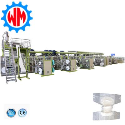 China 2025 Nova Máquina de Fabricação de Fraldas para Adultos de Operação Fácil Full Servo 400 KW com CE à venda
