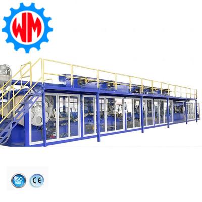 China Fábrica profissional Máquina de fazer fraldas para adultos 380V 50Hz com sistema de embalagem à venda