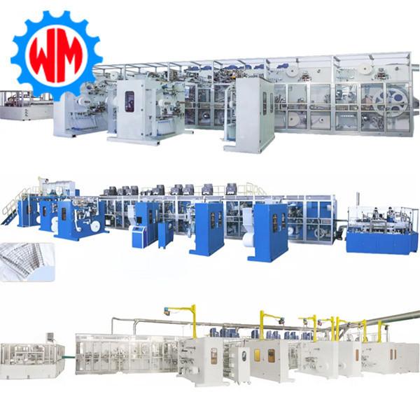 Quality Fluff Pulp Adult Diaper Machine PLC Control Adult Diaper Manufacturing for sale