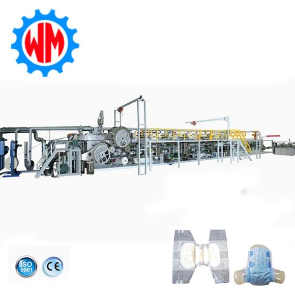 Quality High Quality Adult Diaper Making Machine for Mass Production PLC Control Export to Europe for sale