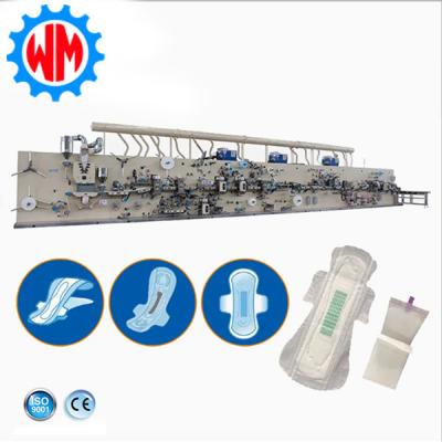 China High Efficiency Full Servo Sanitary Pad Making Machinery Export to Southeast Asia for sale