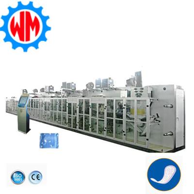 China Womeng High Speed Full Servo Sanitary Napkin Maker met ISO9001 Te koop