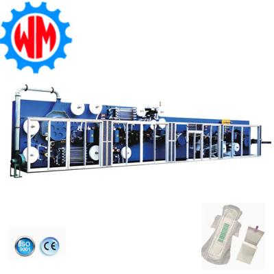 China 1200 stuks/minuto Sanitaire servetten maken machine Ce Sanitaire pad productie machine Te koop