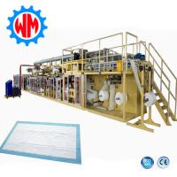 China Full Servo Automatic Underpad Making Machine with PLC Control Nursing Pad production Line for sale