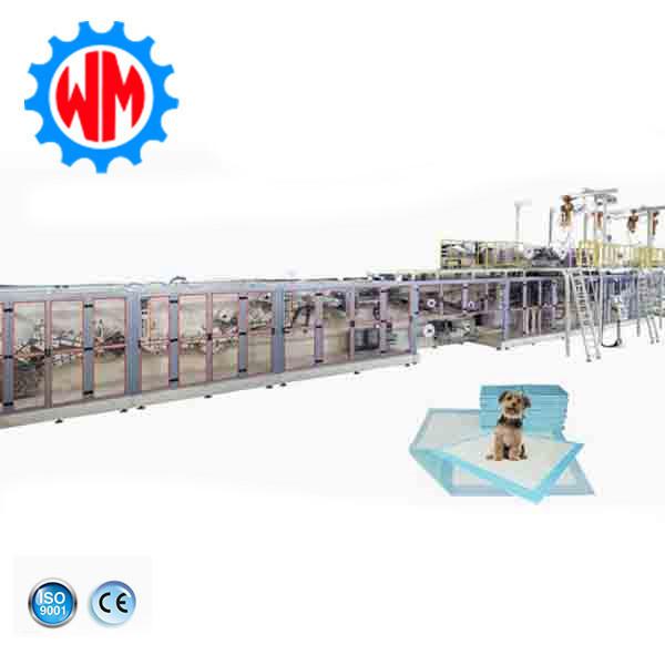 Quality 250M/Min Underpad Making Machine Customized Underpad Manufacturing Machine for sale