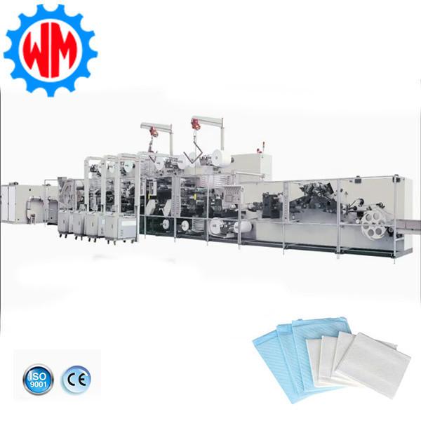 Quality 250m/Min-350m/Min Underpad Manufacturing Machine 90% Efficiency for sale