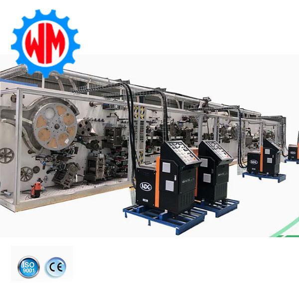 Quality 380V 400KW Sanitary Pad Making Machine Menstrual Panties Machine PLC Control for sale