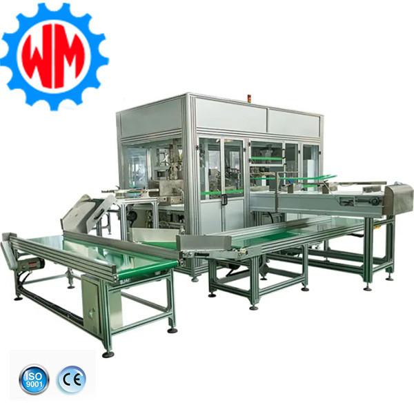 Quality Auto Stacker Diaper Packing Machine 25KW Sanitary Pad Packing Machine for sale