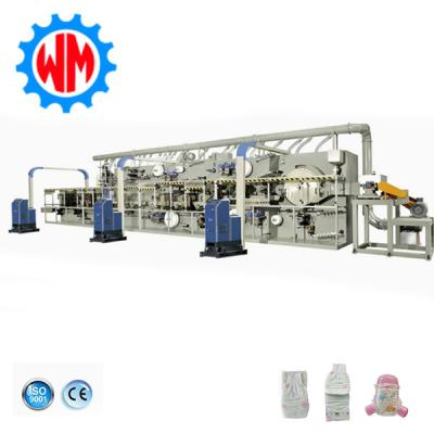 中国 供給業者 工場 完全 セルボ 巨大 リング 腰 赤ちゃん 尿布 製造 機械 CE 販売のため