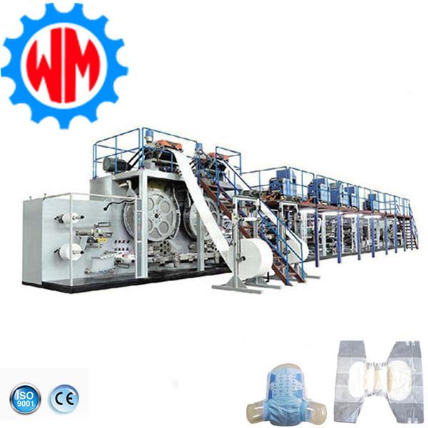 Quality 350PCS/Min Adult Diaper Making Machine Advanced Diaper Machine Manufacturing for sale