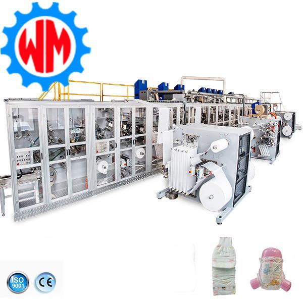 Quality Baby Diaper Manufacturing Machine CE Disposable Baby Diaper Making Machine for sale