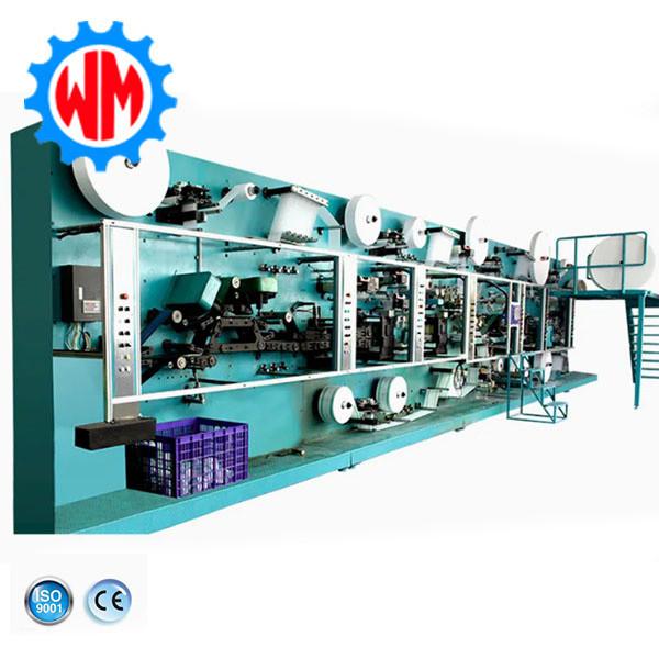 Quality Auto Stacker Diaper Packaging Machine CE Sanitary Pad Sealing Machine for sale