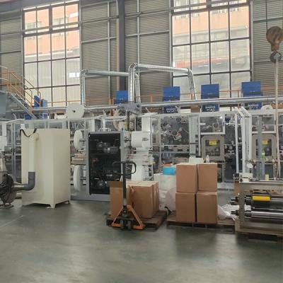 China Máquina de fabricación de pañales para adultos con sistema de control opcional en venta