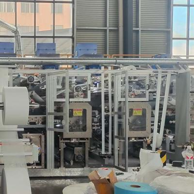China Maschine zur Herstellung von Windeln für Erwachsene mit niedriger Energie mit CE-Hochleistungs-Fullservo zu verkaufen