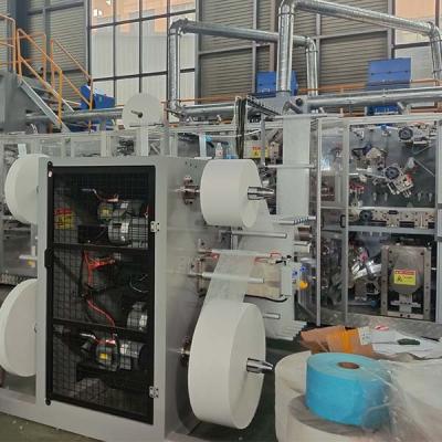Cina Macchina di produzione di pannolini per adulti a bassa energia con servo completo ad alta efficienza CE in vendita