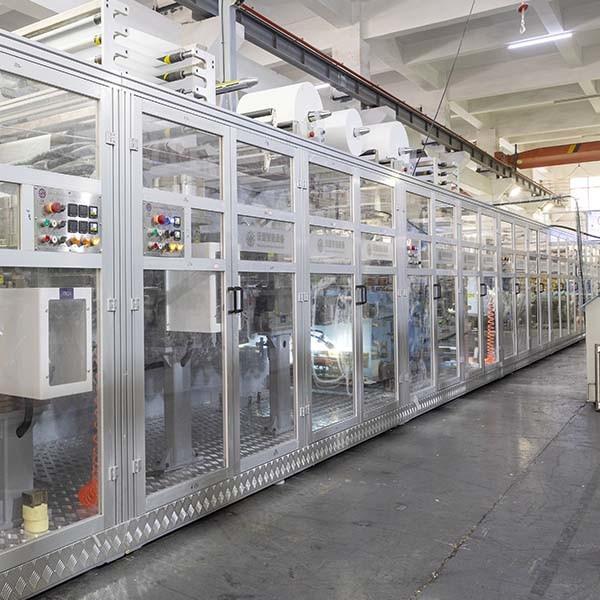 Quality Intelligent Under Pad Making Equipment Underpad Machine With Packaging System for sale