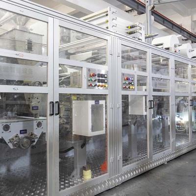 China High Efficiency Full Servo Sanitary Pad Making Machinery Export to Southeast Asia for sale