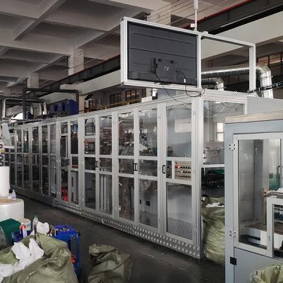 China Disposable Baby Diaper Making Machine 600pcs Per Minute Diaper Machine for sale