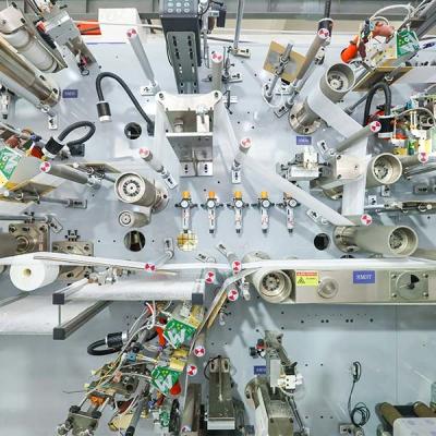 China New Model High Speed Full Servo Baby Diaper Production Line With Professional Design for sale