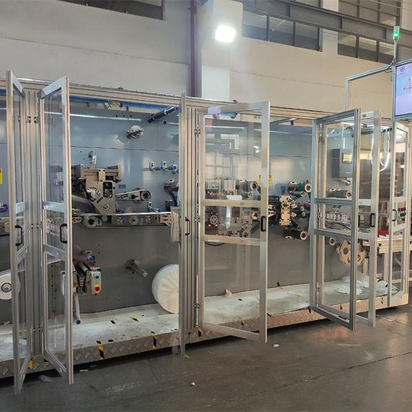 Quality Automatic Sanitary Pad Making Machine Full Servo High Speed Operation for sale