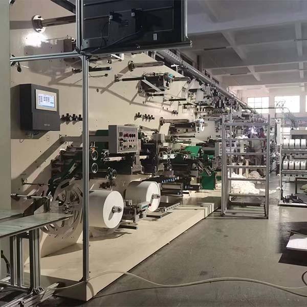Quality Biodegradable Sanitary Pads Making Machine Customized Touch Screen for sale