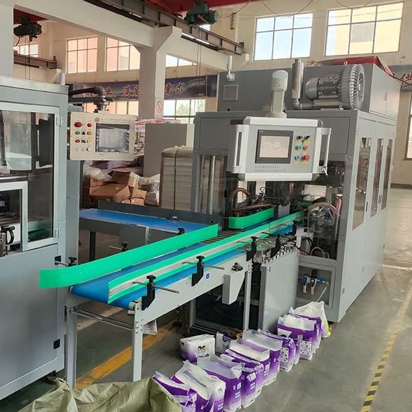 Quality High Speed Diaper Packaging Machine Lower Energy Pad Packing Machine for sale