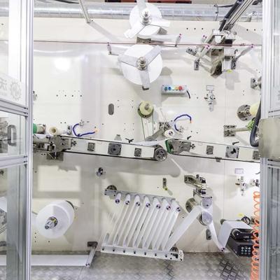 China Professionele gepersonaliseerde productielijn van sanitaire pads snelle levering met ISO9001 fabriek Te koop