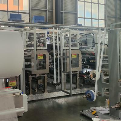 China Customizable High Speed 400pcs/min Adult Diaper Making Machine PLC Control with CE for sale